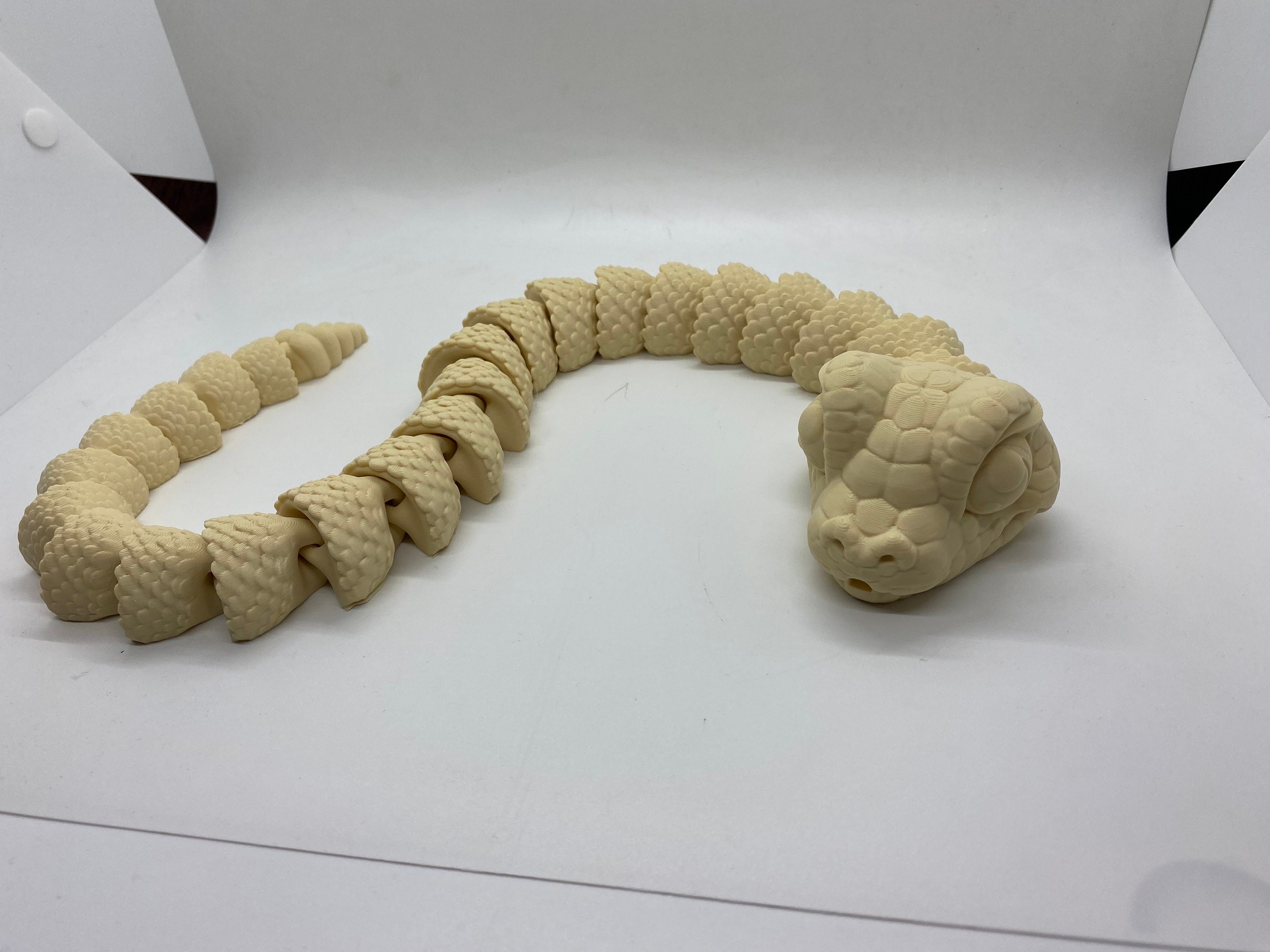 Rattle Snake Flexi 3D Print 24”x3” - Etsy