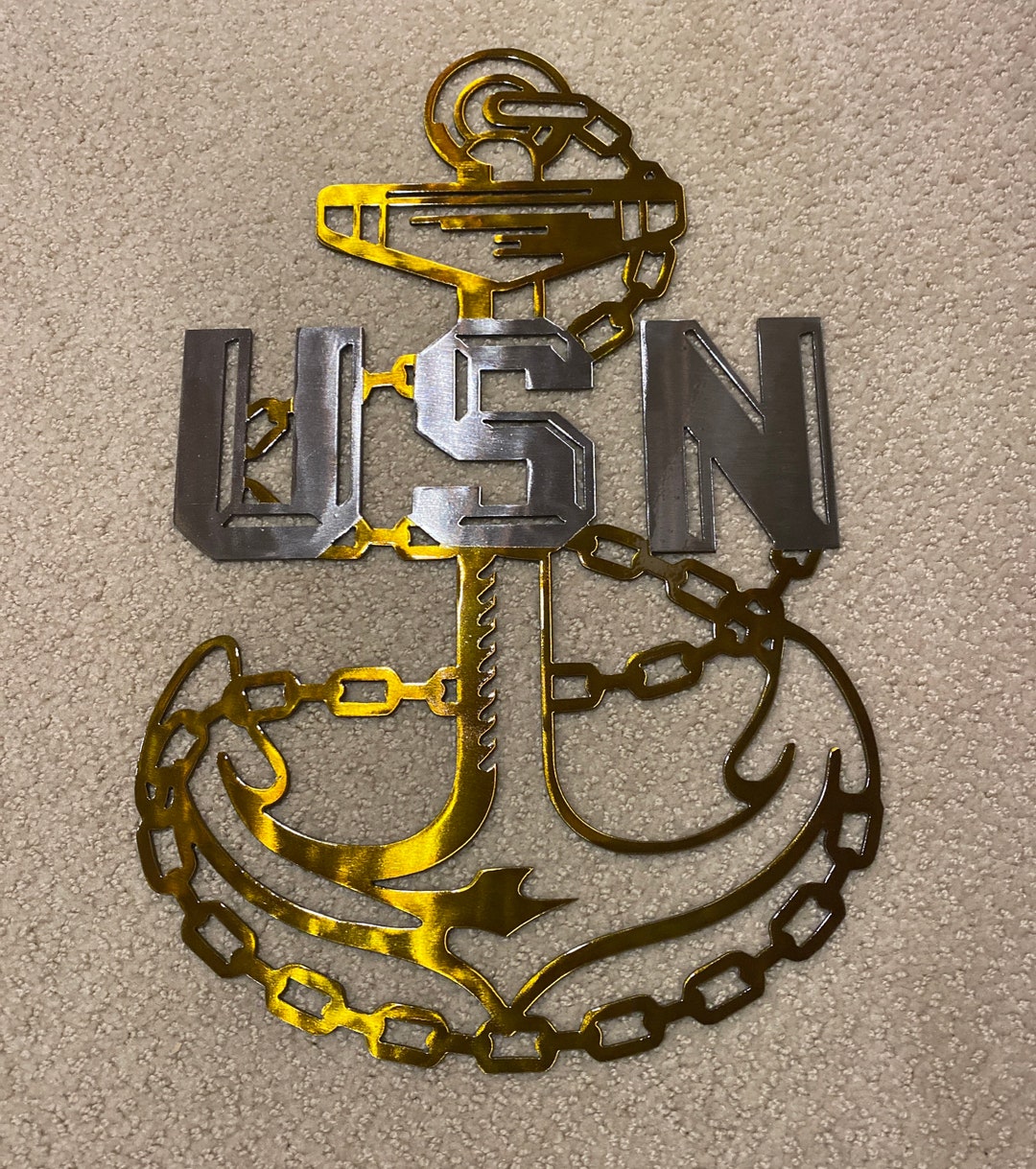 United States Navy Chief Anchor Insignia E7 Rank - Etsy