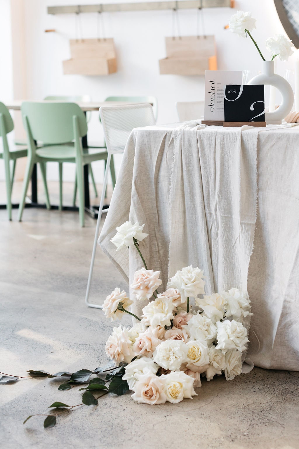Sand Table Runner Light Beige Frayed Cotton Table Runner - Etsy