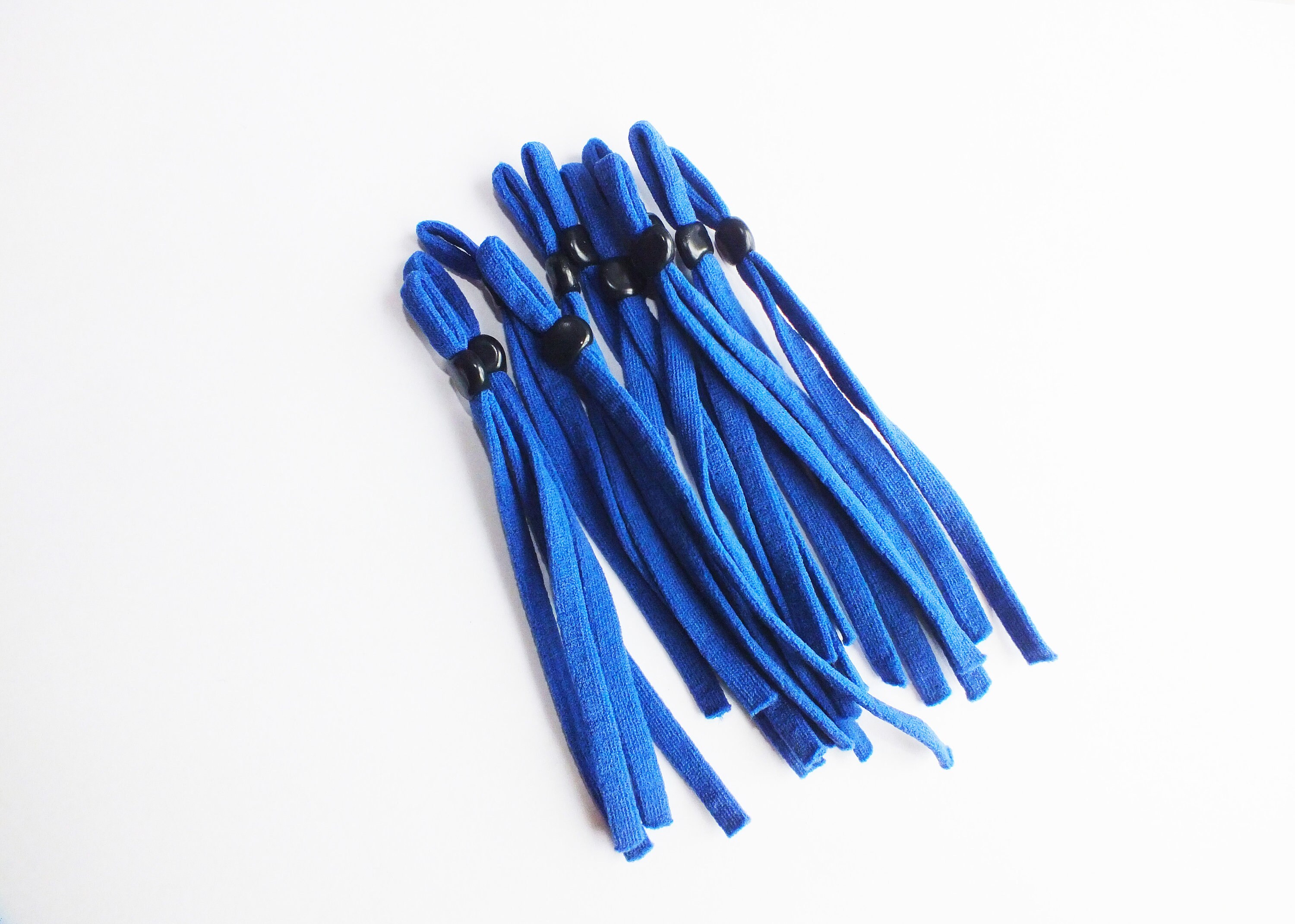 Bag of 10 Elastic Adjustable Cord Ear Loops With Cord Stopper ...