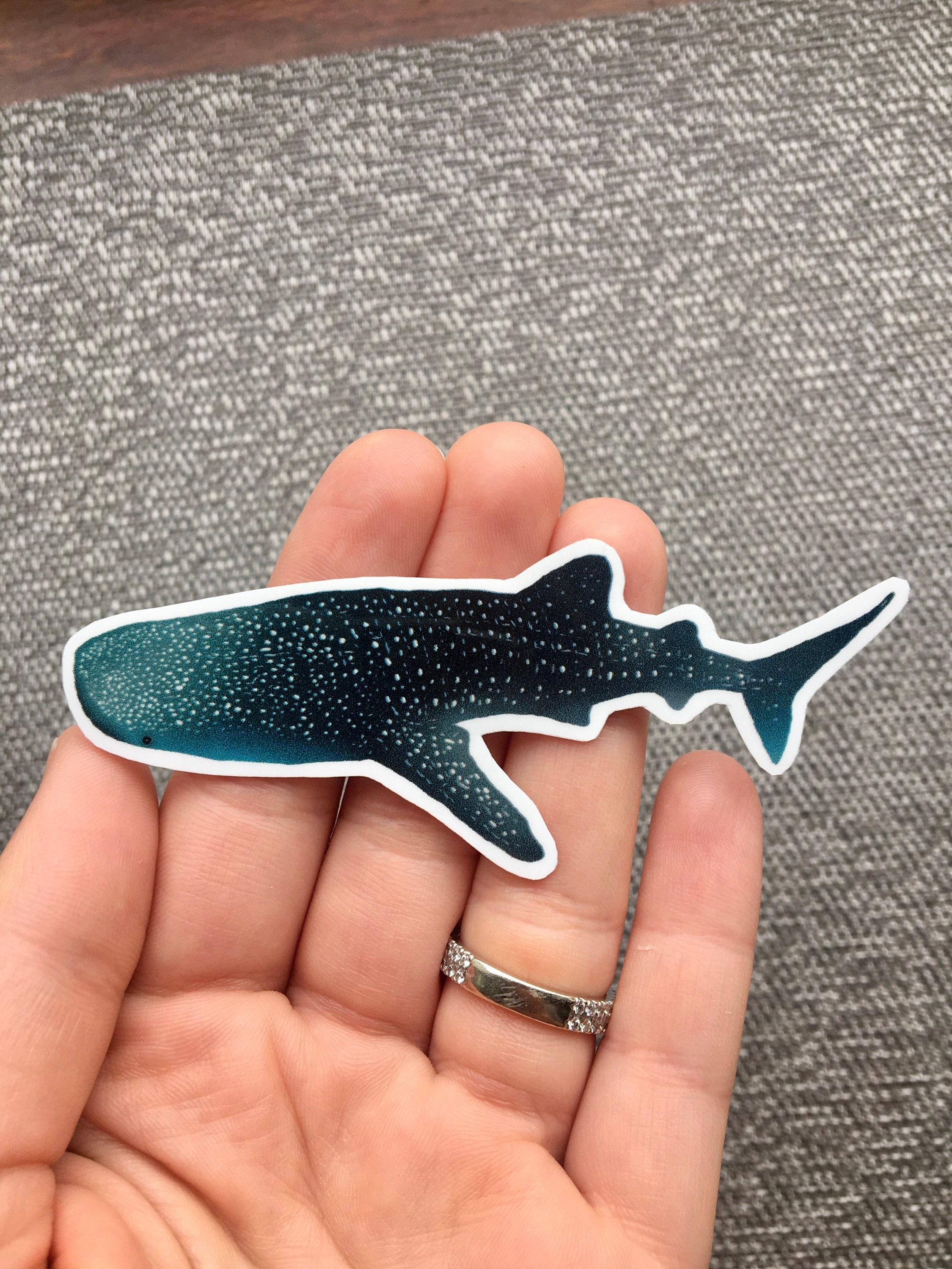 Whale Shark Vinyl Sticker Waterproof Ocean Animal Sea - Etsy