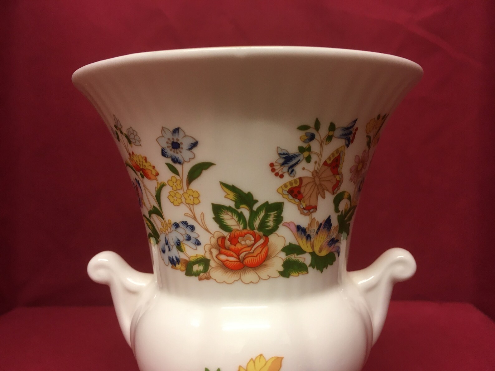 Vintage Large Aynsley Urn/vase in the Cottage Garden Pattern - Etsy