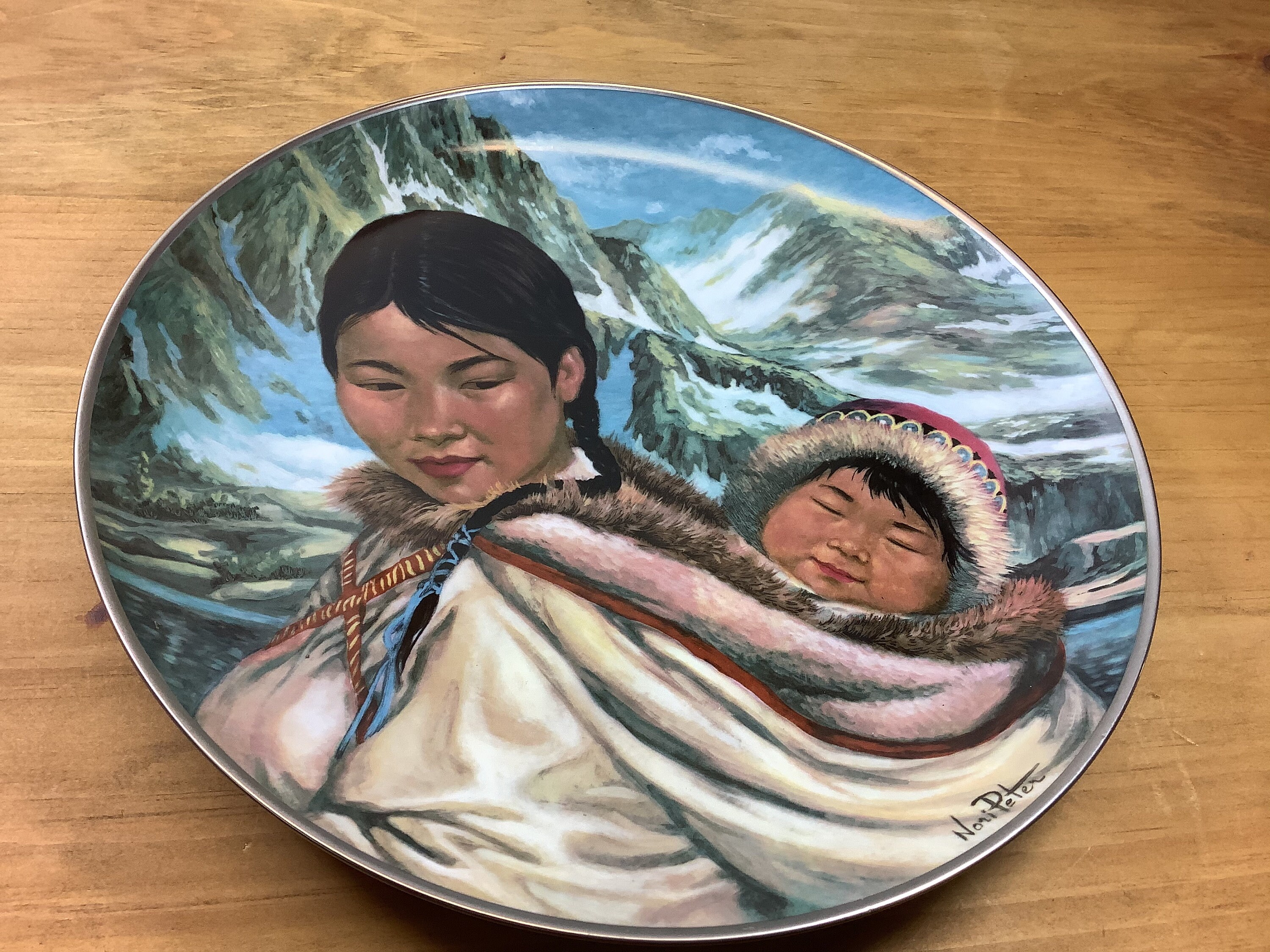 Art & Collectibles Kaiser Plate Nori Peters Odark & Son Artist Signed ...