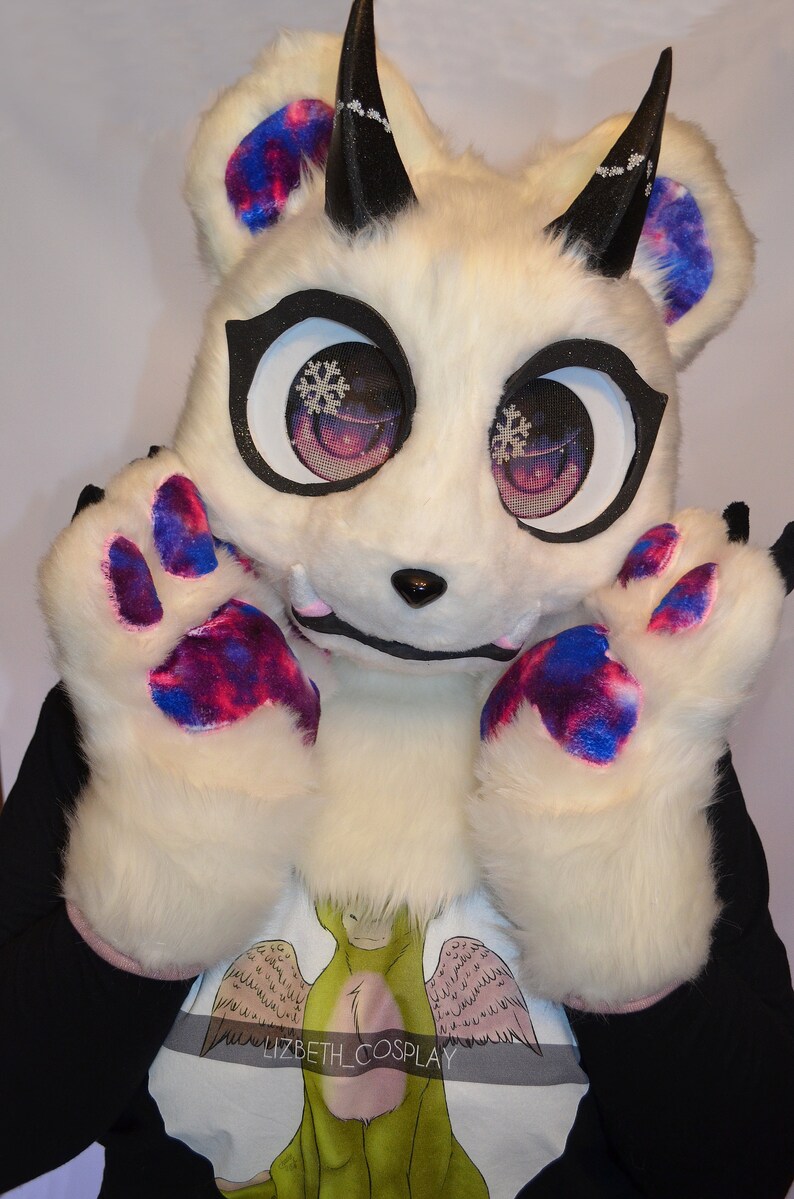 Fursuit Kemono Galaxy Yeti / Monster / Polar Bear Premade - Etsy