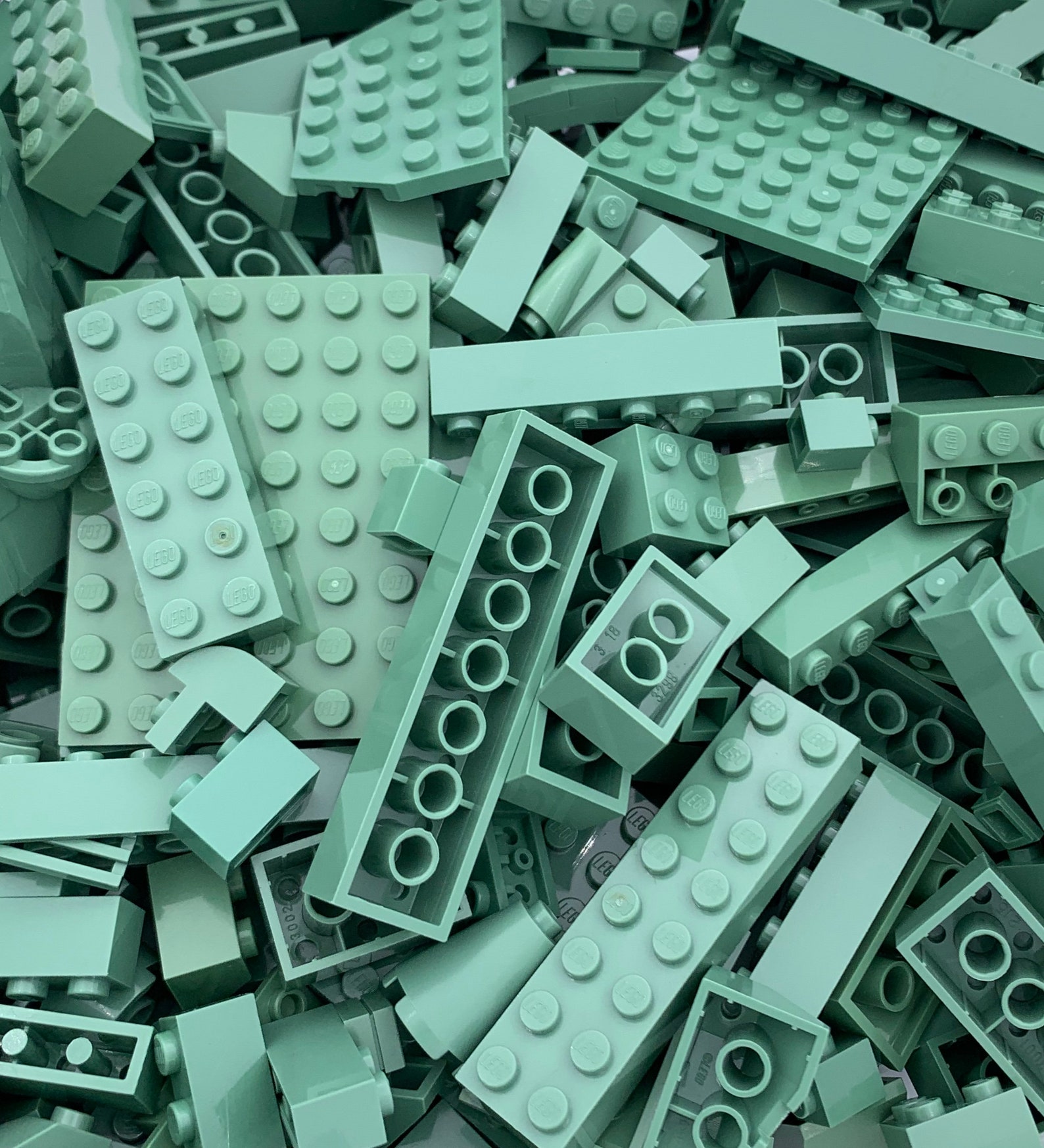 LEGO® Sand Green Bulk Lot-100 count Parts Pieces Blocks | Etsy
