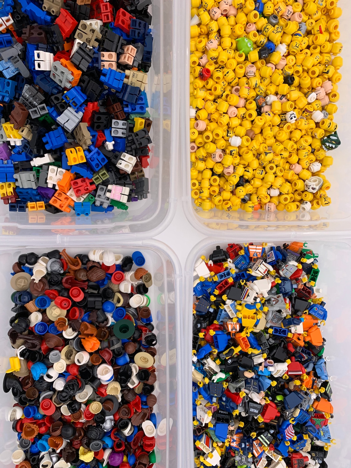 LEGO® Lot of 100 Random MiniFigures Minifigs CITY Town People | Etsy