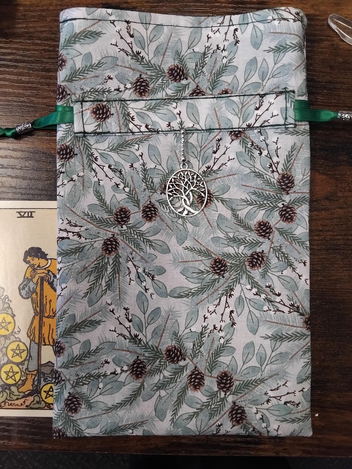 Deluxe Tarot Cards Pouch Bag, Lined Pouch, Handmade- Charm-tibetan ...