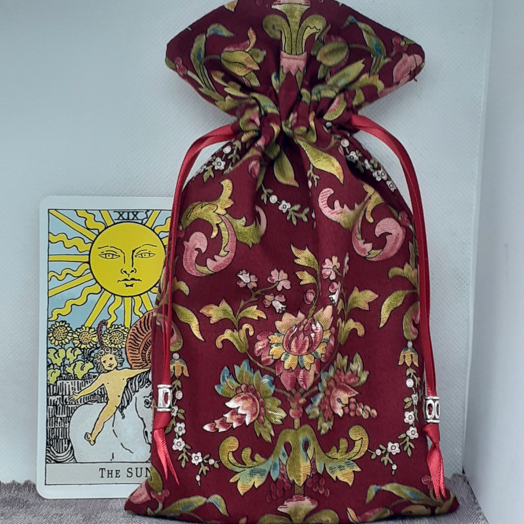 Super Slim-deluxe Tarot Cards Pouch Bag, Lined Pouch, Handmade ...