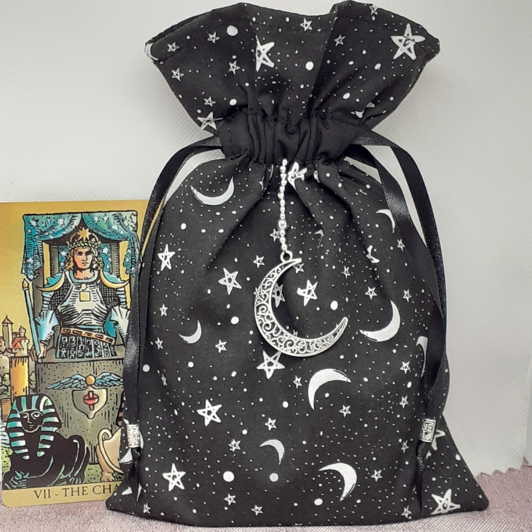 Deluxe Tarot Cards Pouch Bag, Lined Pouch, Handmade -tibetan Silver ...