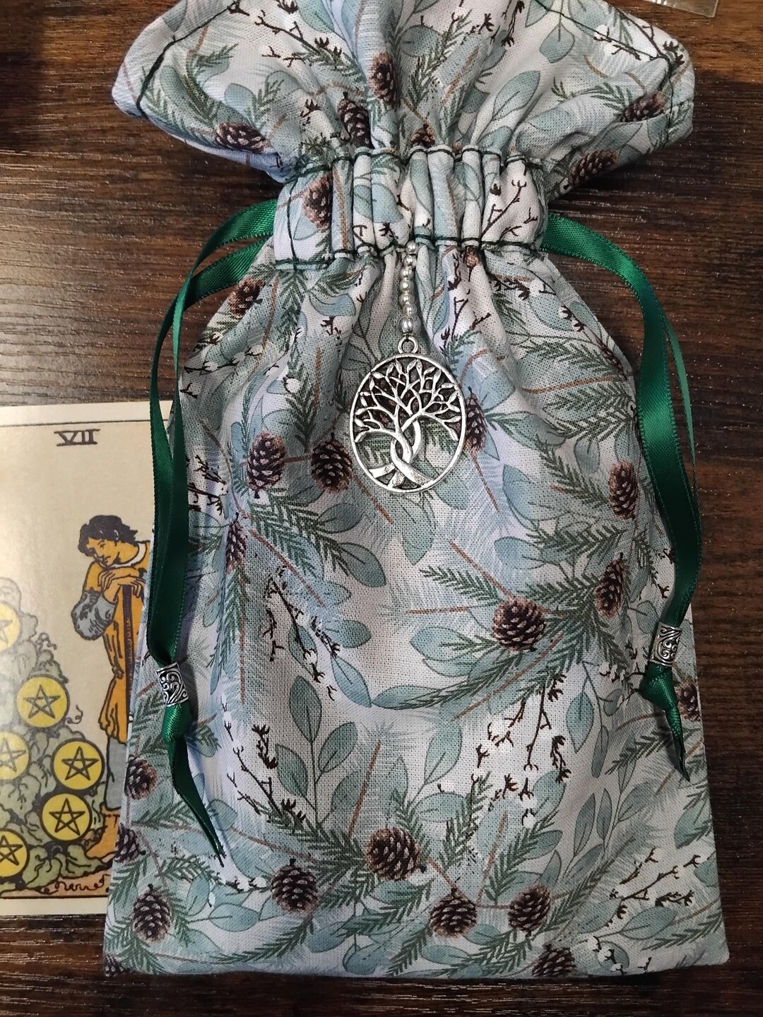 Deluxe Tarot Cards Pouch Bag, Lined Pouch, Handmade- Charm-tibetan ...