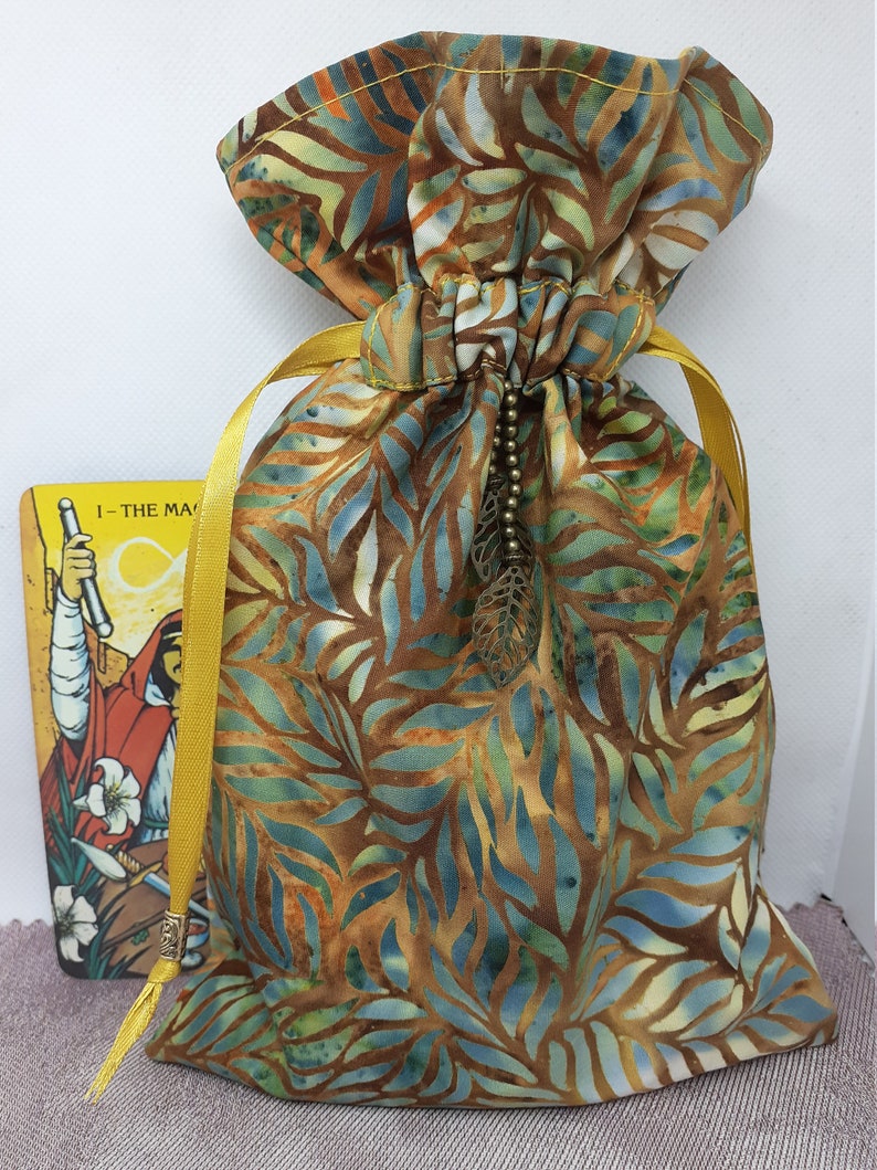 Deluxe Tarot Cards Pouch Bag Lined Pouch Handmade - Etsy