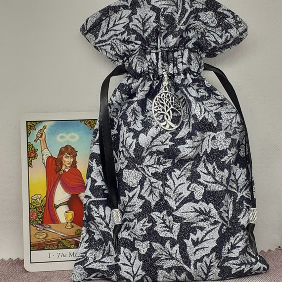 Deluxe Tarot Cards Pouch Bag Lined Pouch Handmade glitter - Etsy