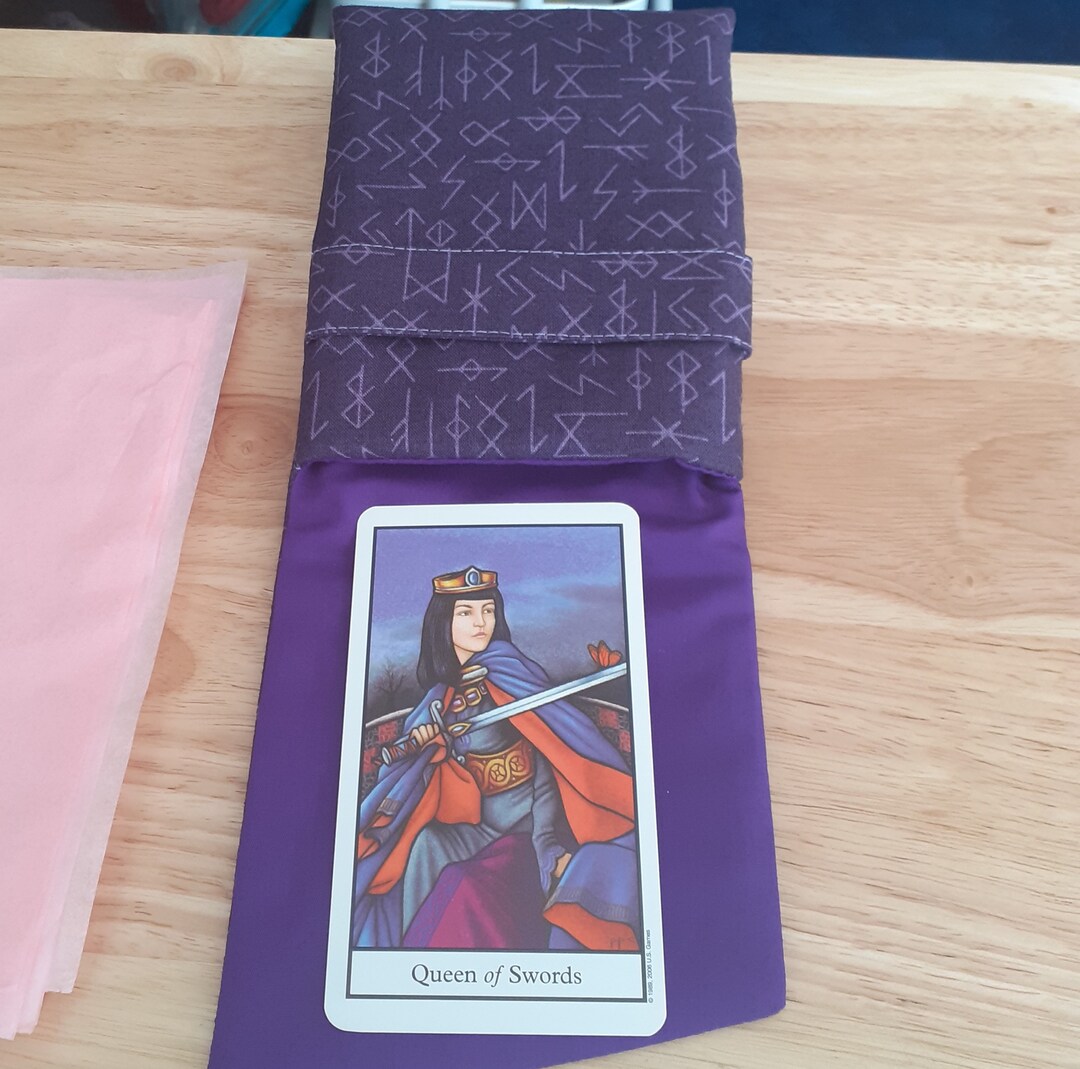 Handmade Tarot Card Pouch: Deluxe Pocket Style Bag - Etsy