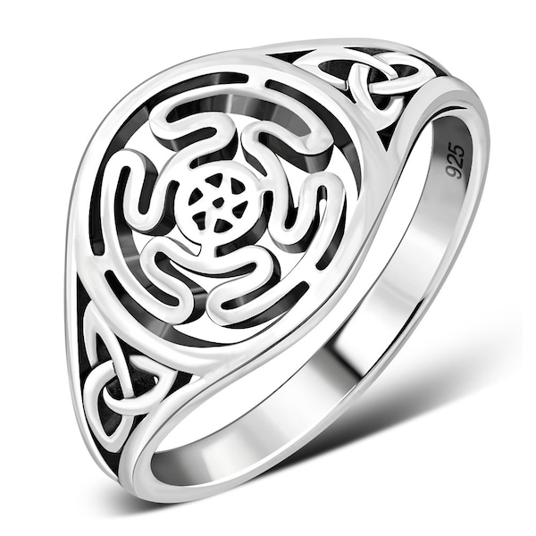 Celtic Knot Ring - Etsy