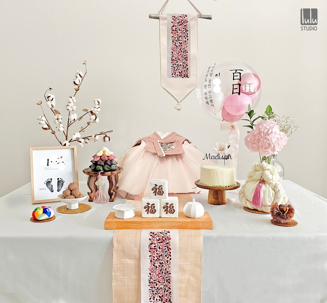 Option B, Baby Girl Dohl Rental Table, Dohl, 100 Days Table, Dol Party ...