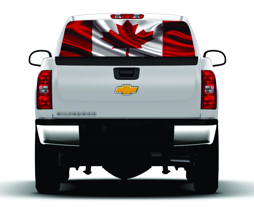 Canadian Flag Inspired Perforated Window Vinyl - Etsy