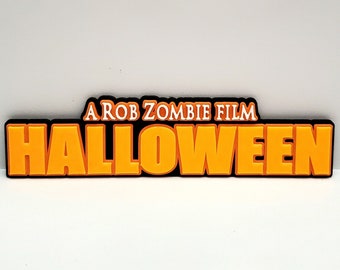 Metal Halloween Michael Myers Welcome Sign Michael Myers Halloween ...