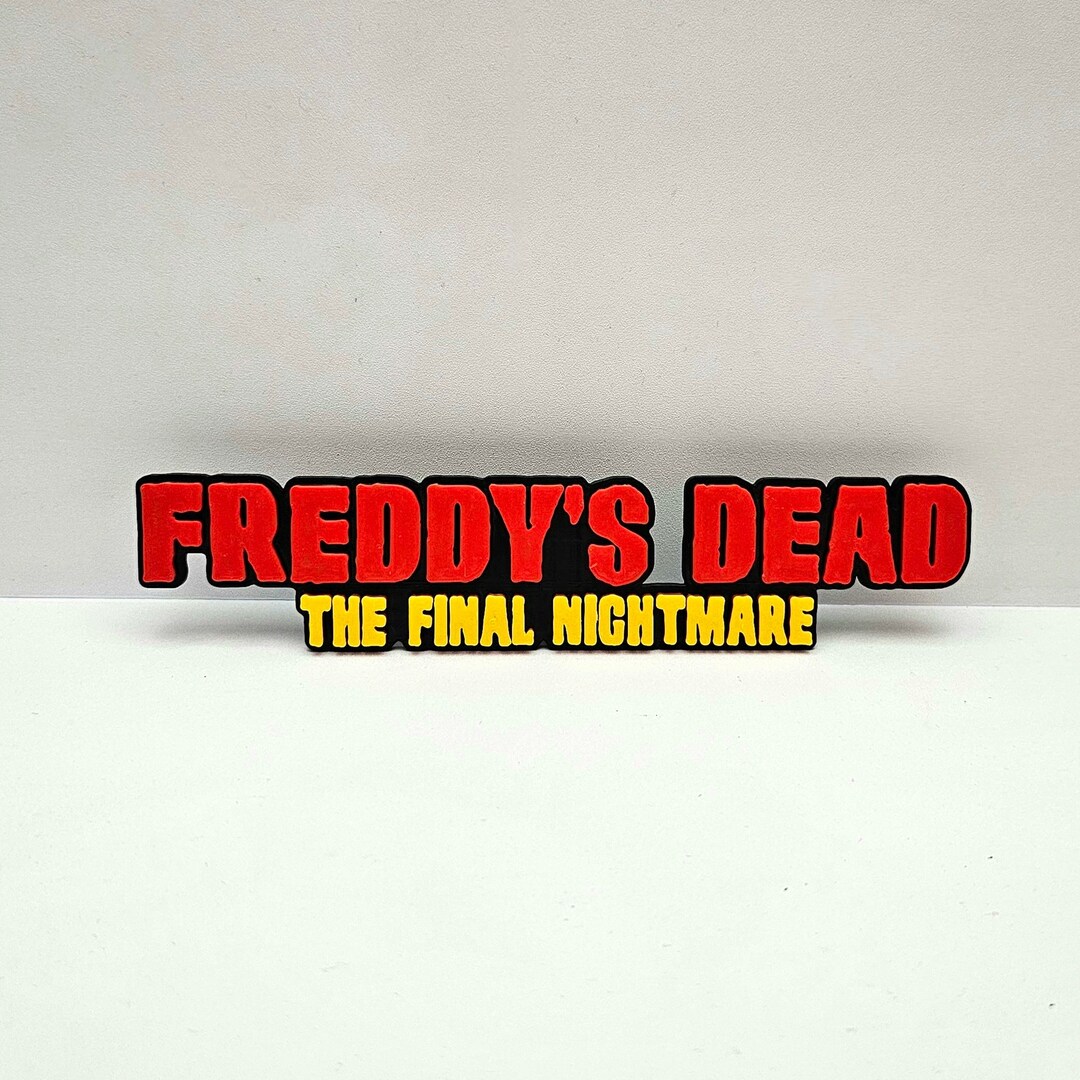 A Nightmare on Elm Street 6 V2 Freddy's Dead Sign/horror Movie/freddy ...