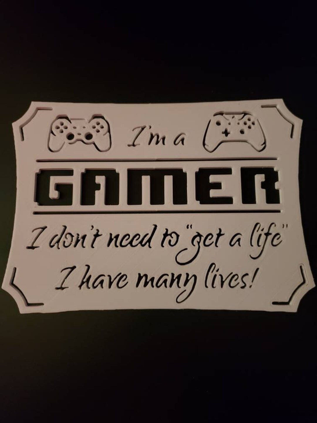 Gamer Sign - Etsy