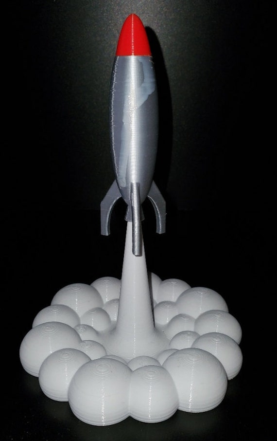 Blast Off Rocket/Desktop Rocket/Launching Rocket | Etsy