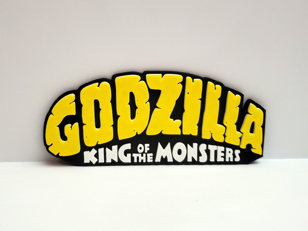 GODZILLA Movie Signs/movie Header/signs/name Plates/ - Etsy