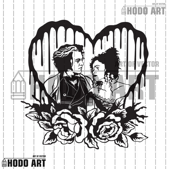 Sweeney Todd And Mrs Lovett SVG PNG Demon Barber Of Fleet | Etsy