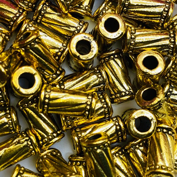 Antique Gold Spacers - Etsy