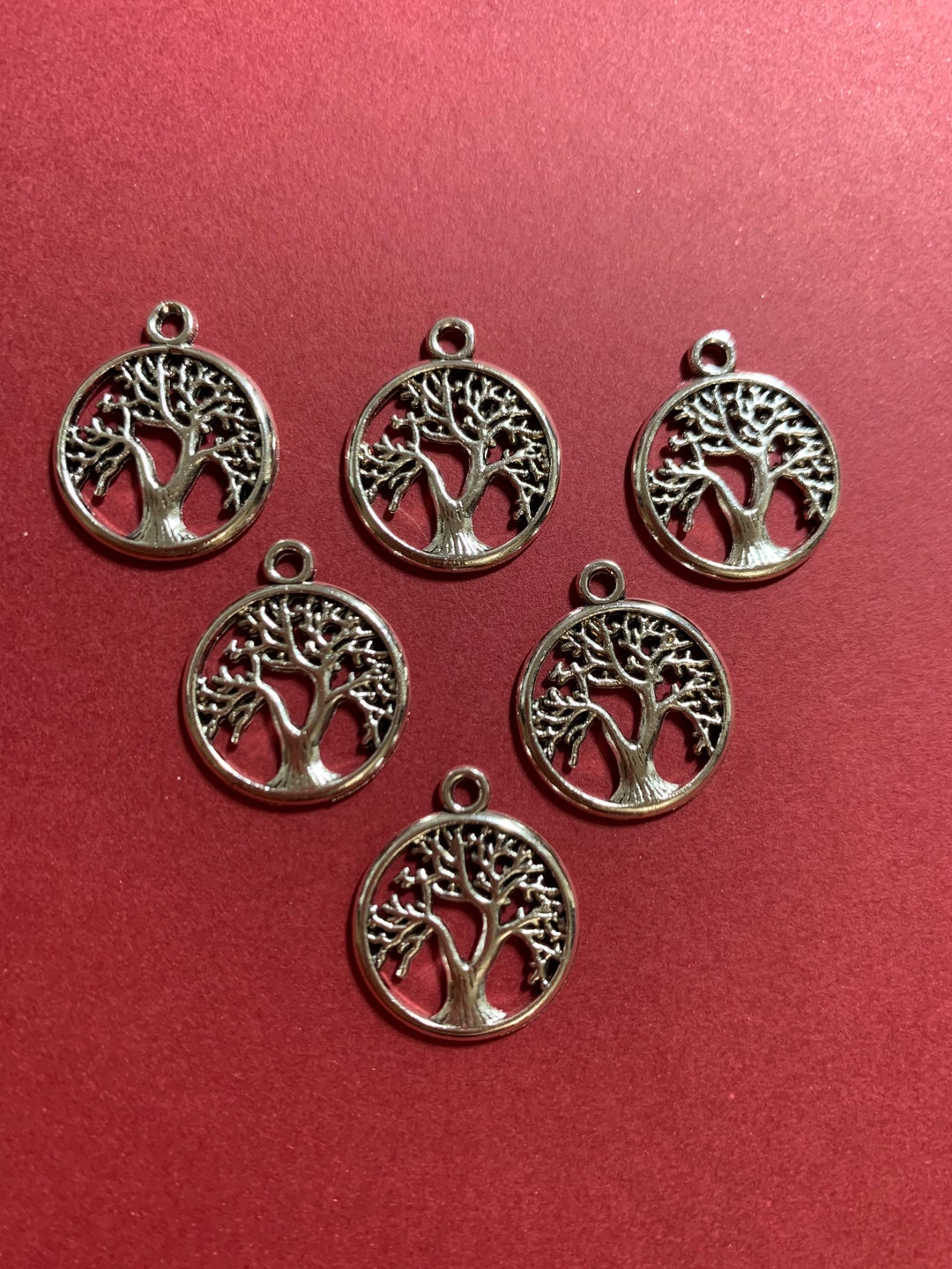 Tree of Life Charms (6 Pcs Set) - Etsy
