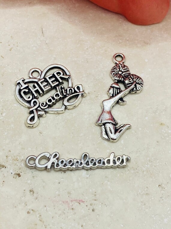 Cheerleading Charms Sets of 3pcs OR 4pcs | Etsy