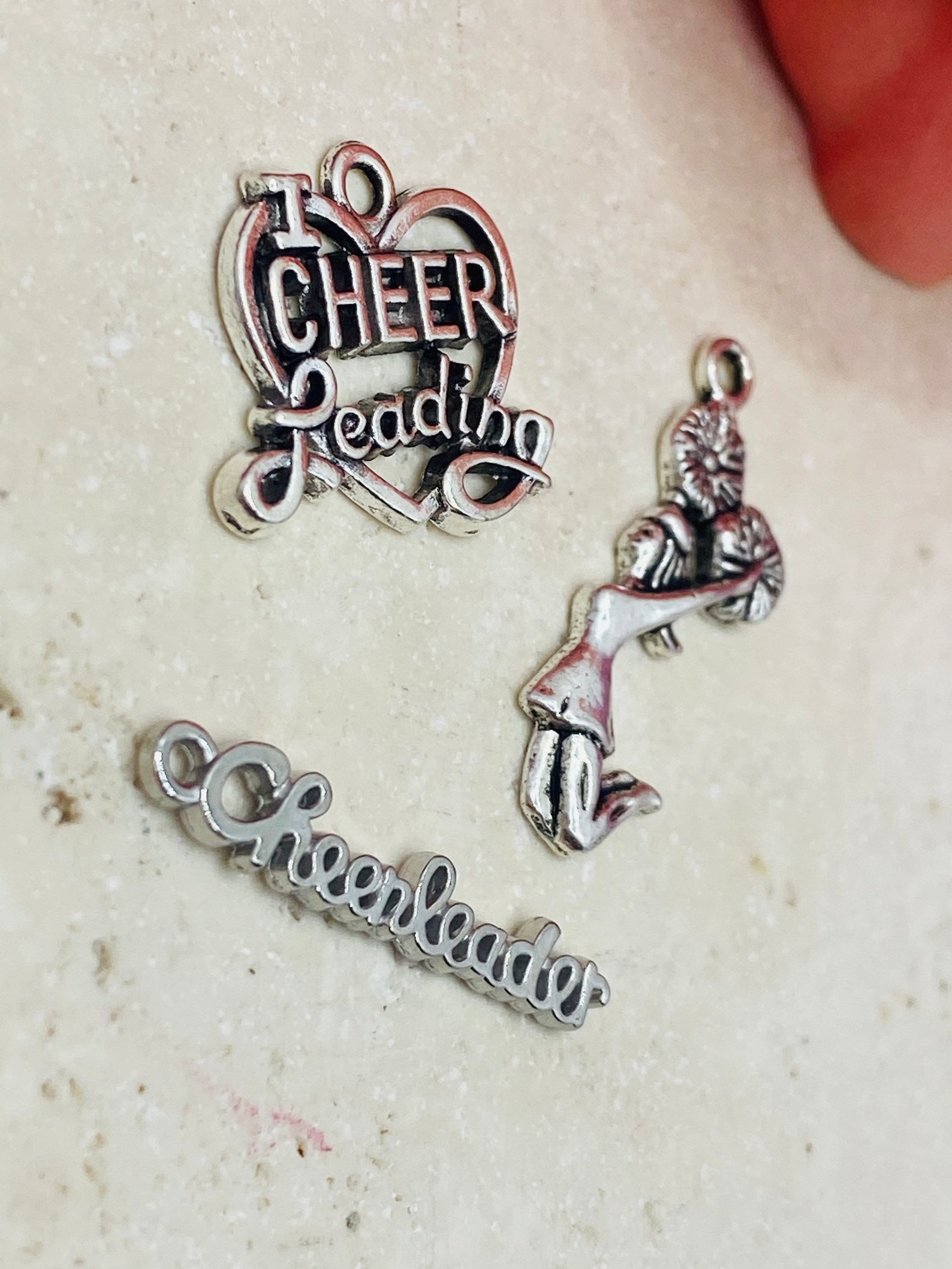 Cheerleading Charms sets of 3pcs OR 4pcs - Etsy