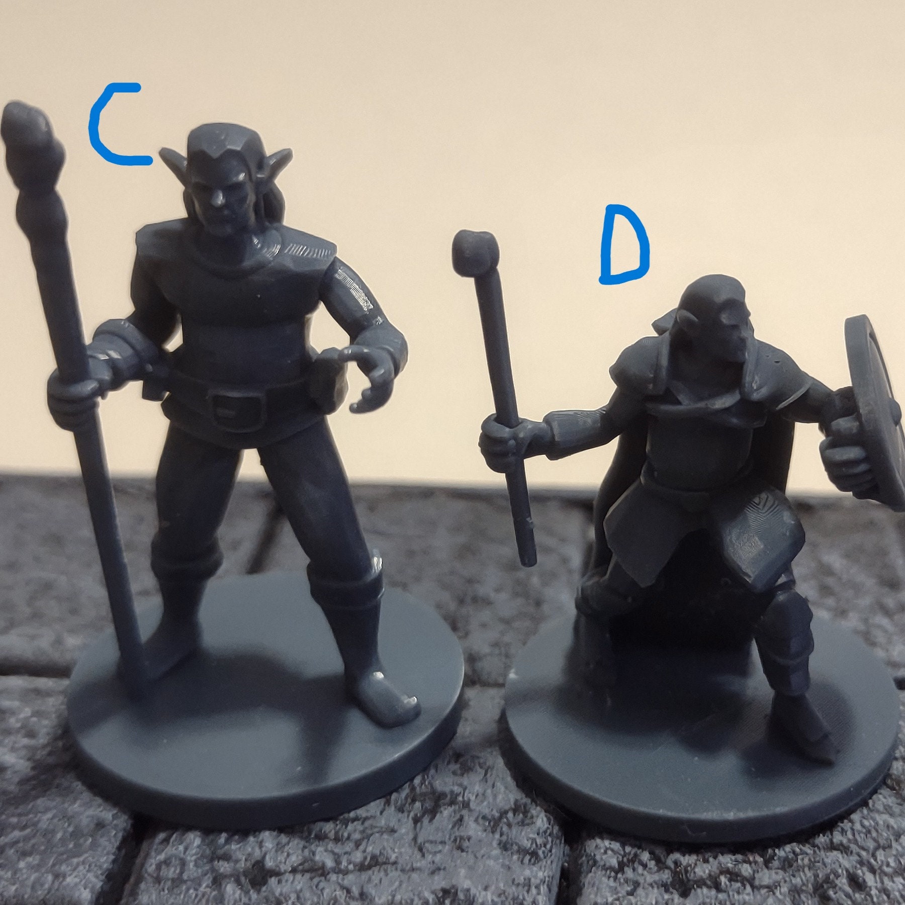 28mm Elf Druid Miniatures Various Poses & Outfit Variations - Etsy
