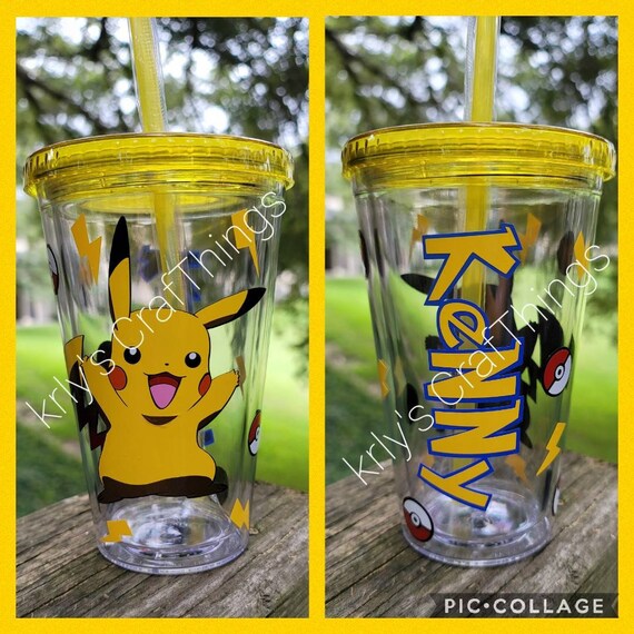 Pikachu Tumbler 16oz - Etsy