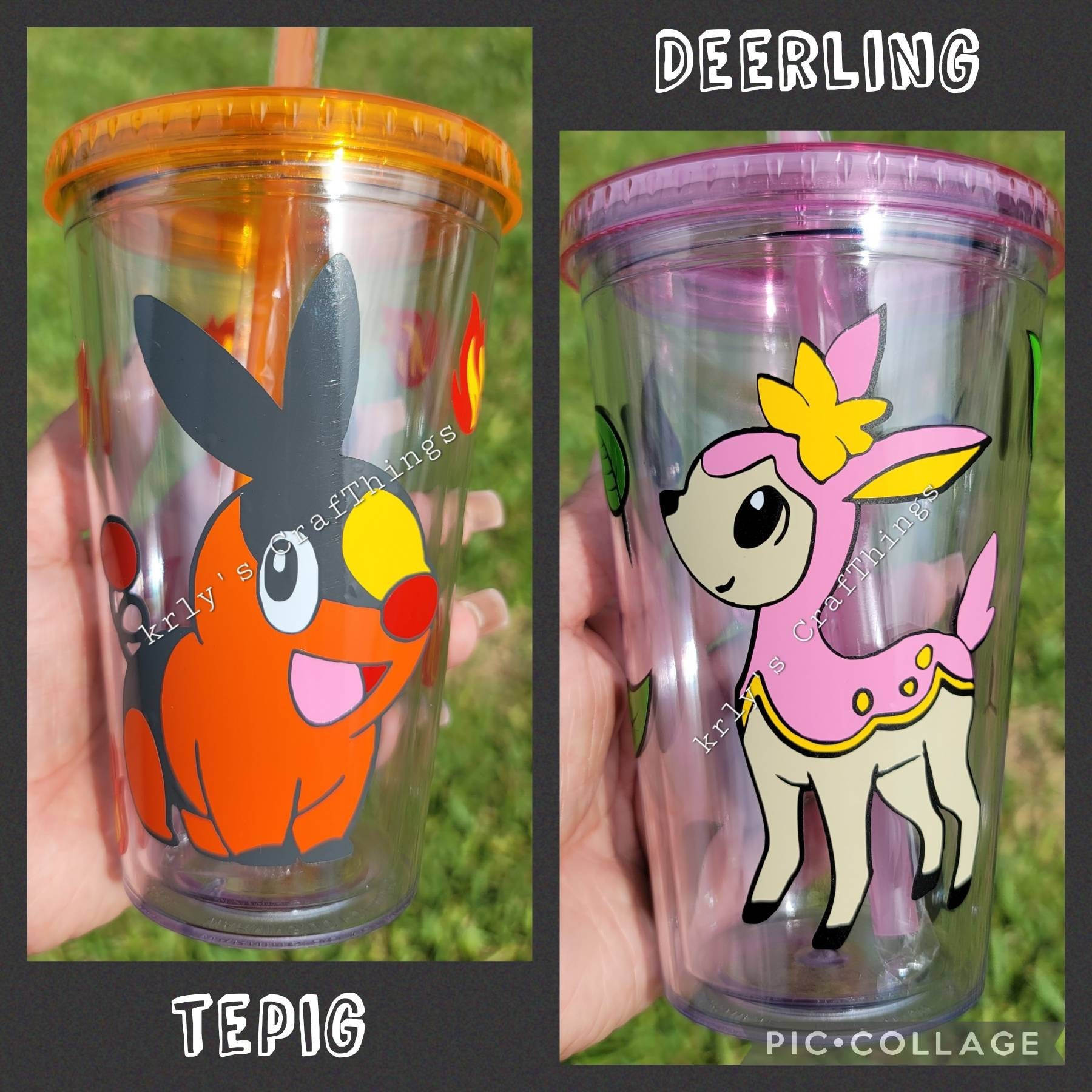 Pikachu Tumbler 16oz - Etsy