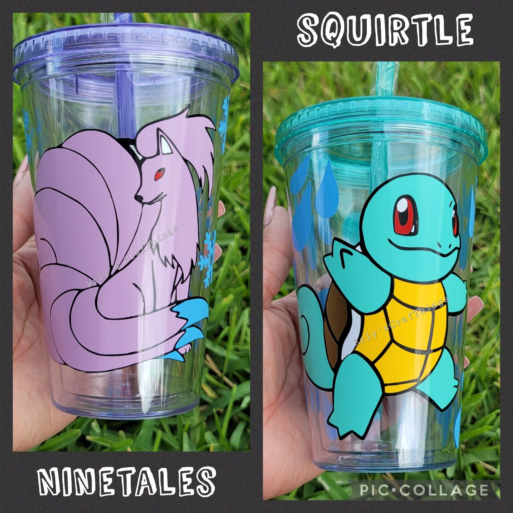 Pikachu Tumbler 16oz - Etsy