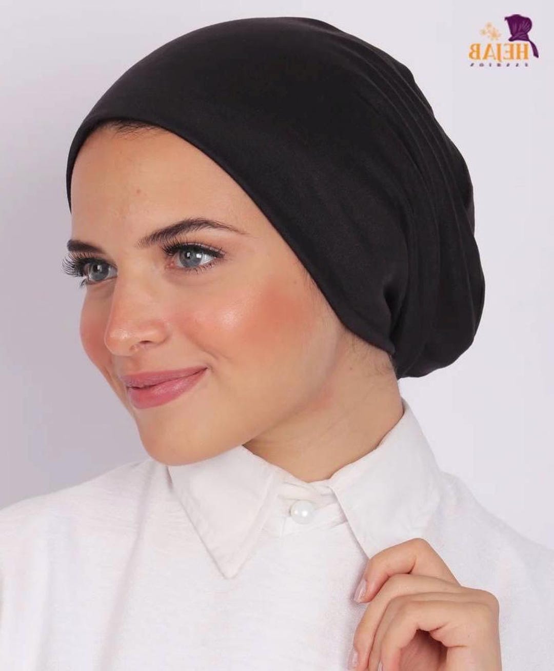 Black Under Turban / Hijab Cap - Etsy