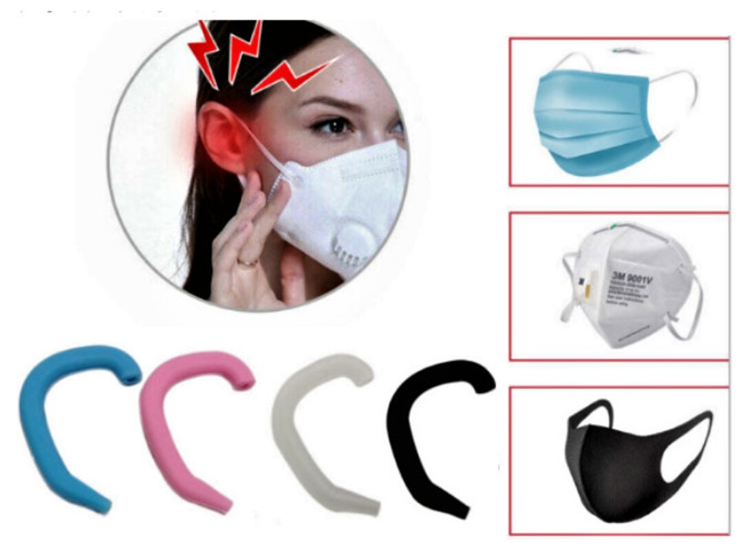 Pack of 2 Sets UK Stock Delivery Anti-slip Masking Ear Grip Extension ...