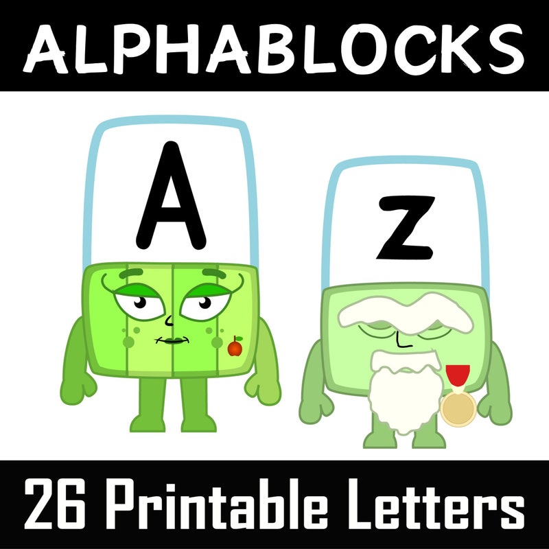 Alphablocks Plush - Etsy
