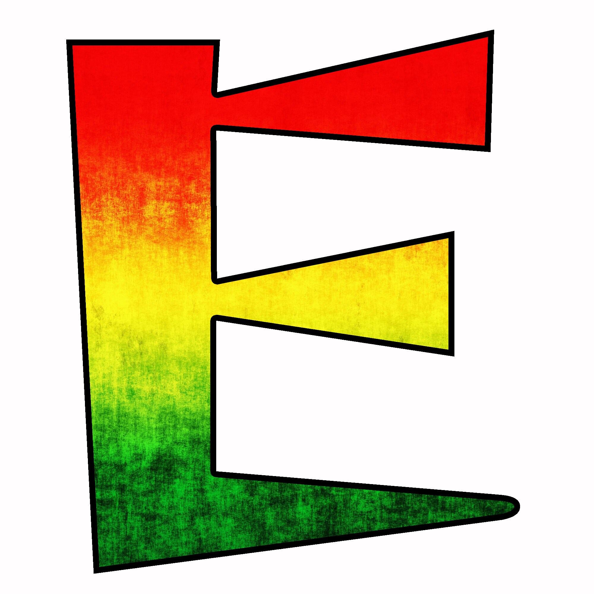 Reggae Rasta Alphabet Buchstaben | 26 druckbare digitale Buchstaben ...