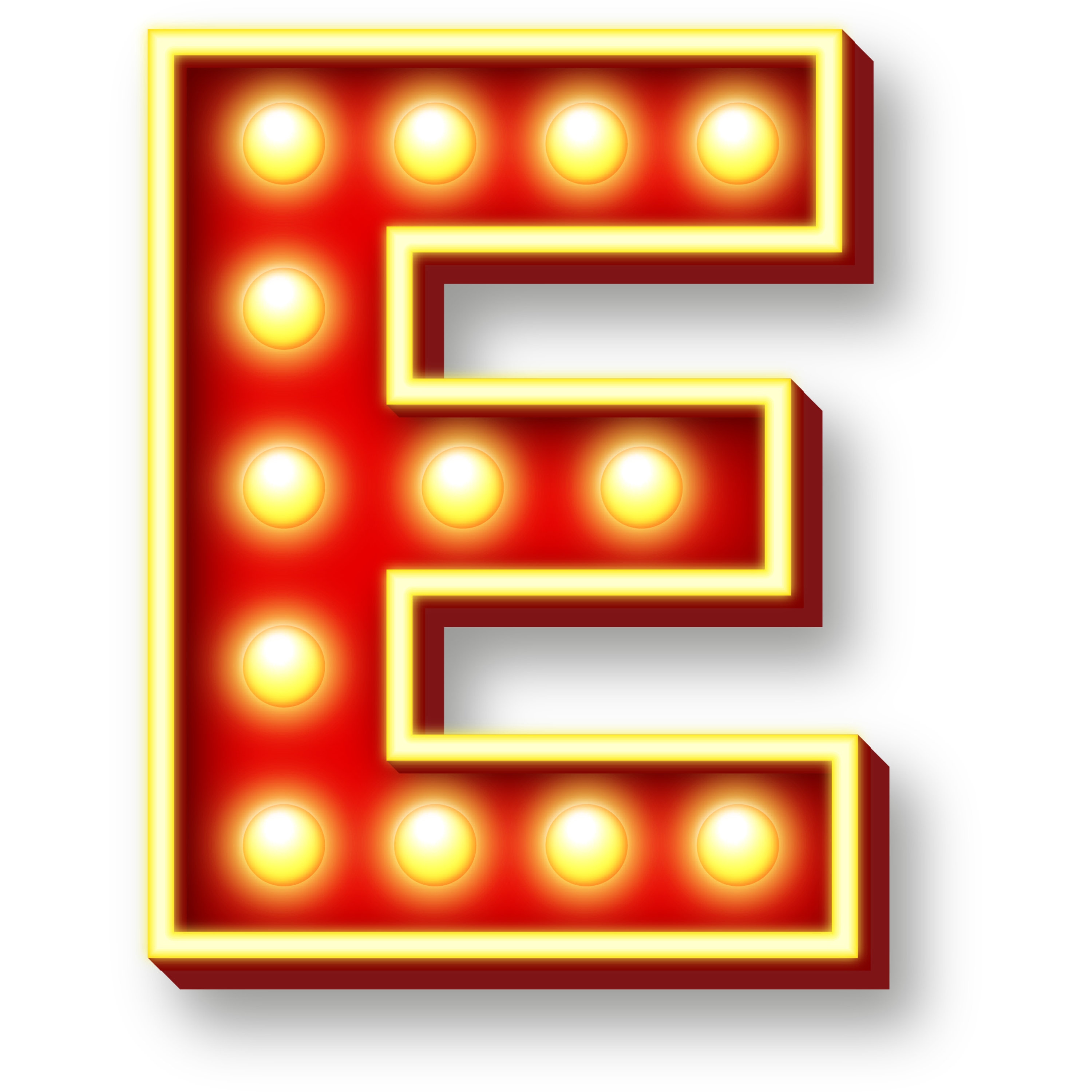 Light Bulb Alphabet Letters | 26 Printable Digital Letters | Uppercase ...