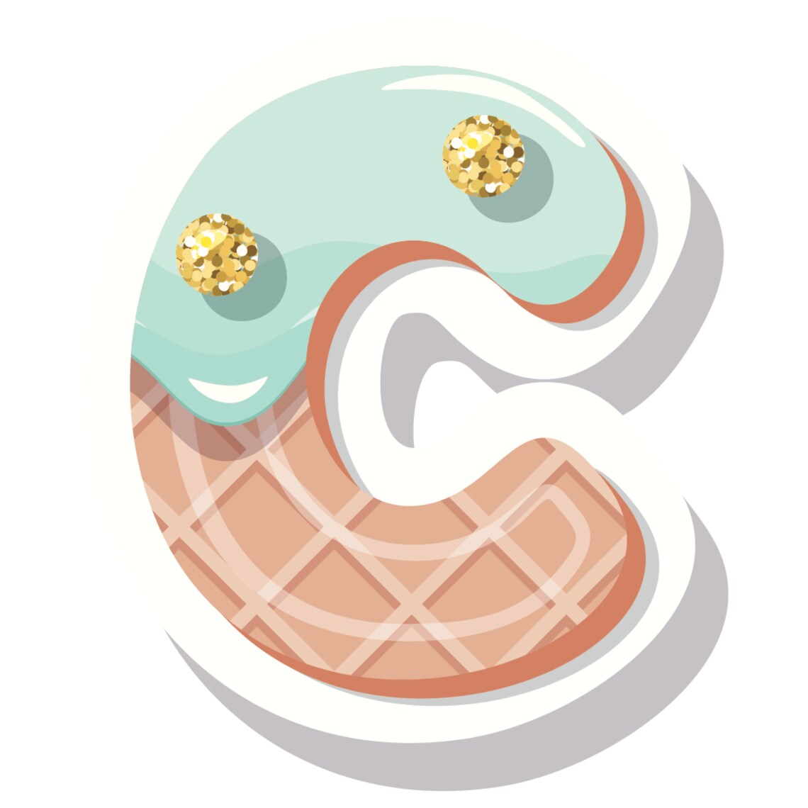 Ice Cream Alphabet Letters: 26 Printable Pngs (digital Download) - Etsy