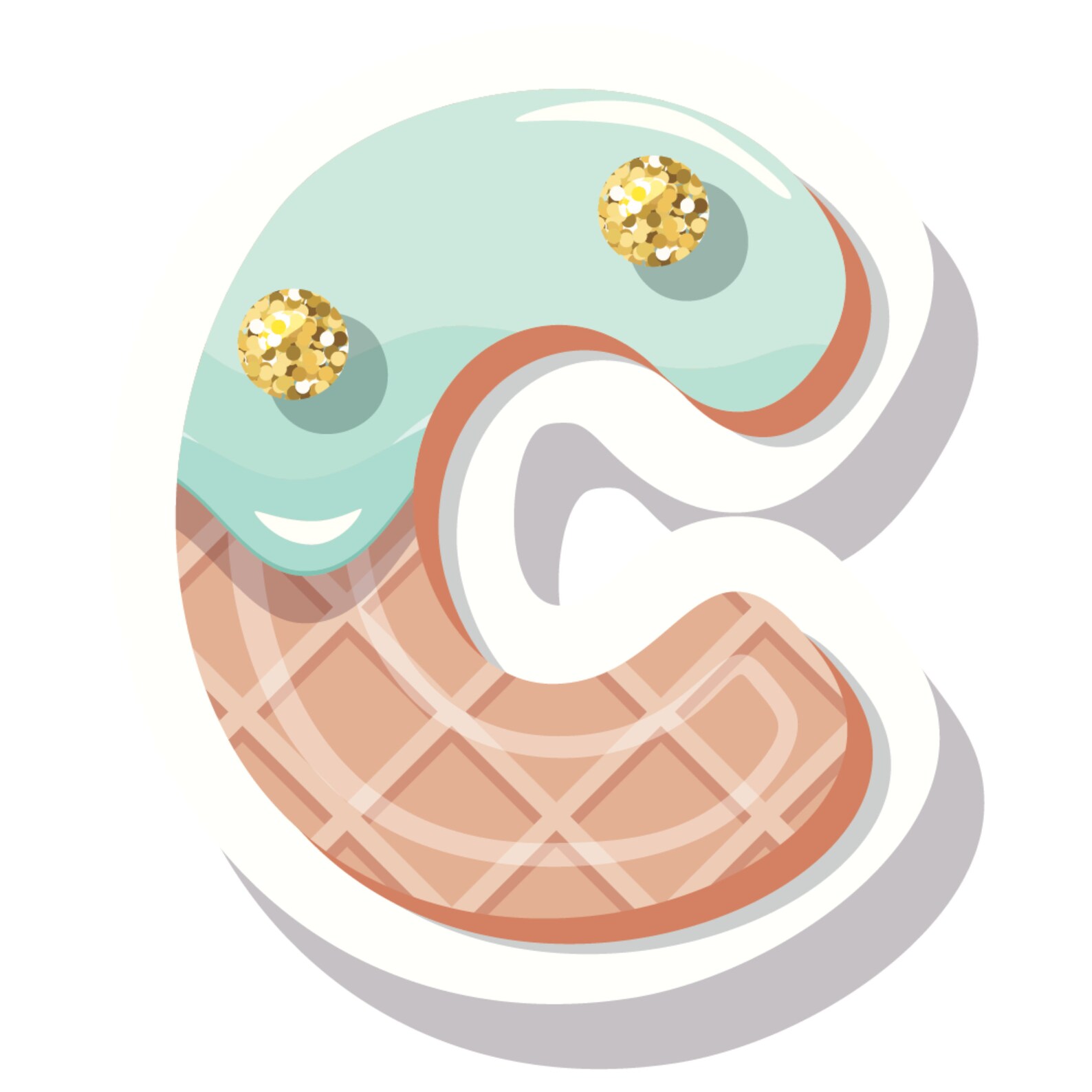 Ice Cream Alphabet Letters: 26 Printable Pngs (digital Download) - Etsy