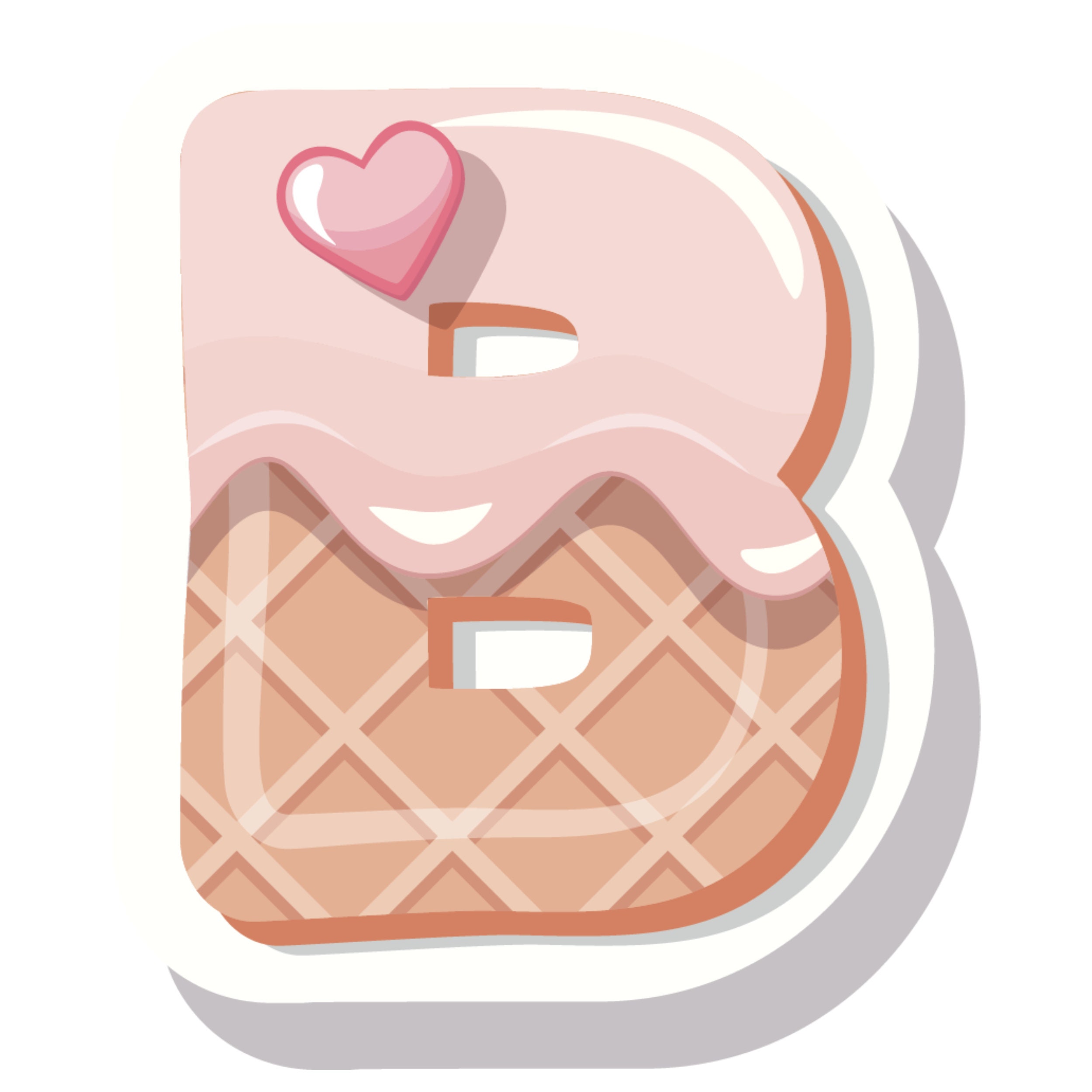 Ice Cream Alphabet Letters | 26 Printable Digital Letters | Uppercase ...