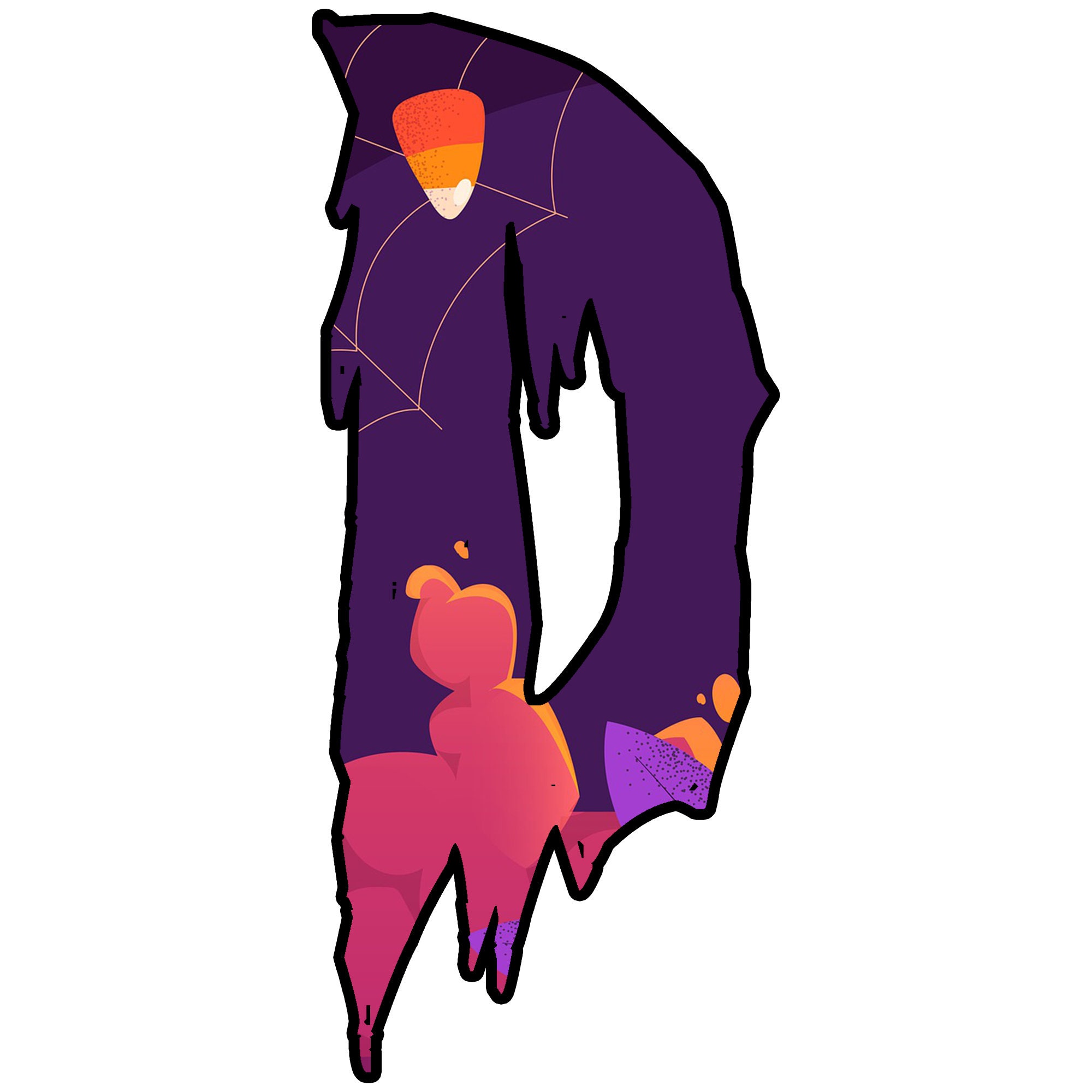 Halloween Alphabet Letters 26 Printable Digital Letters Uppercase ...