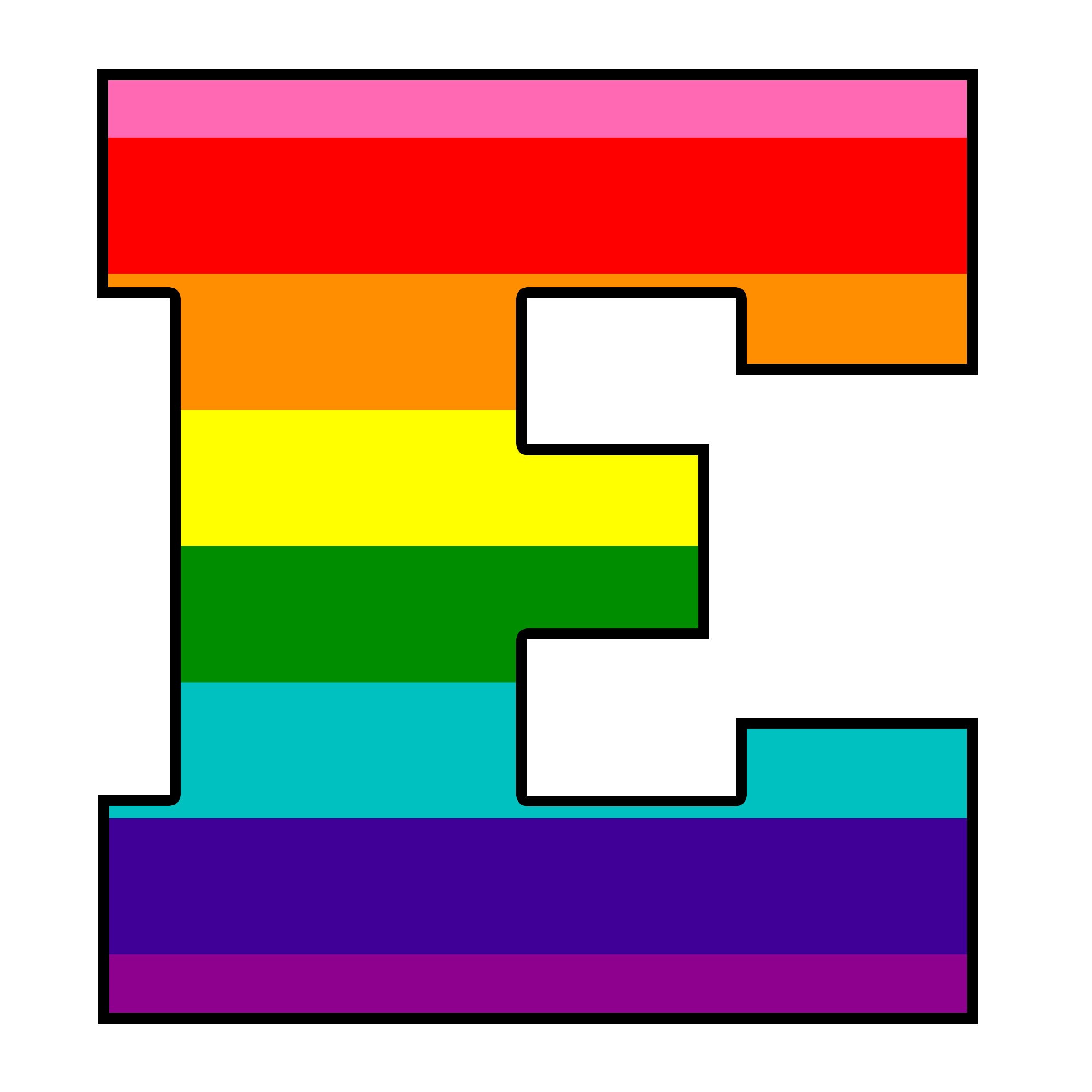 LGBT Pride Alphabet Letters | 26 Printable Digital Letters | Uppercase ...