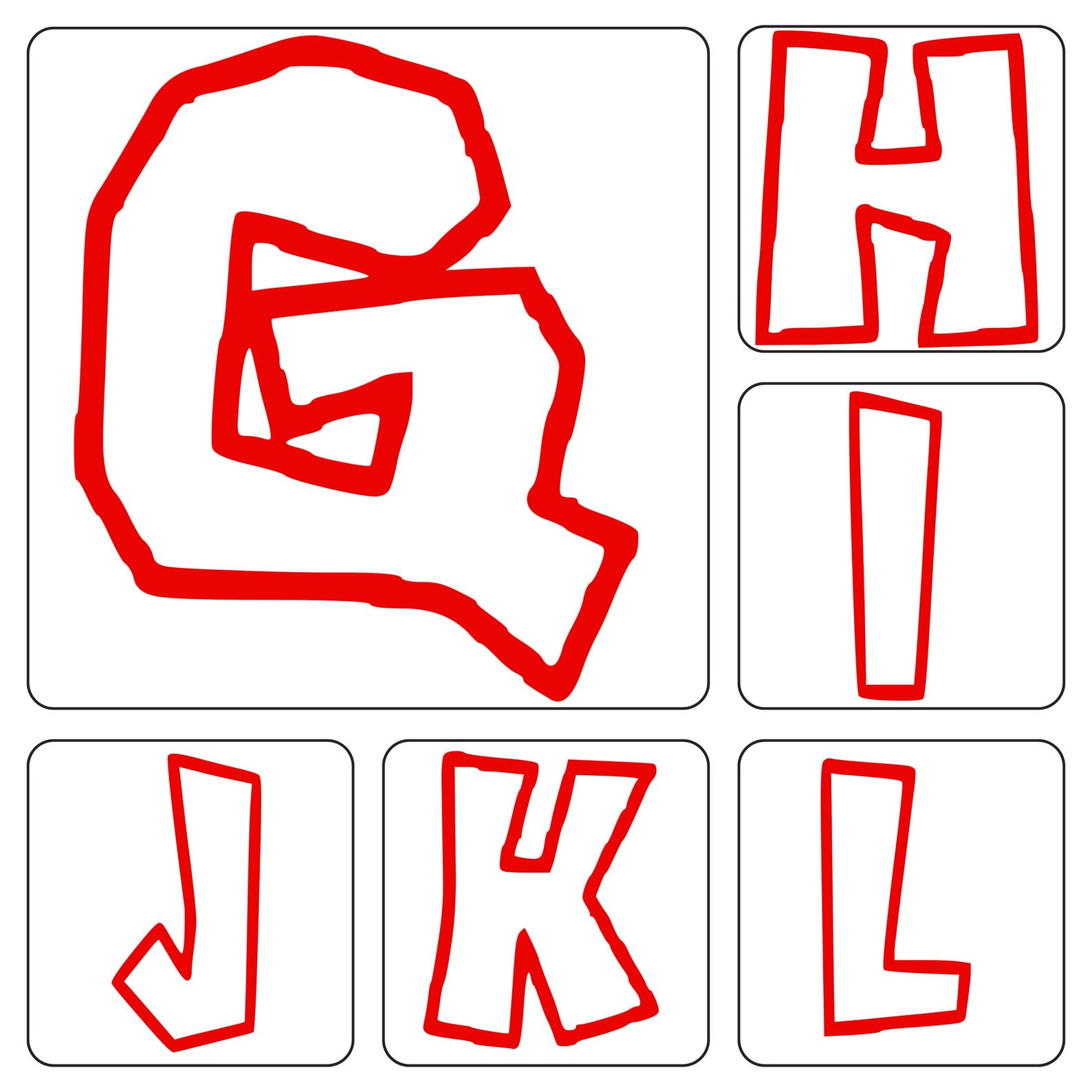 Roblox Font Alphabet A–Z | Printable PNG Letters | Instant Download - Etsy