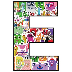 Numberblocks Alphabet Letters: 26 Printable Pngs (digital Download) - Etsy