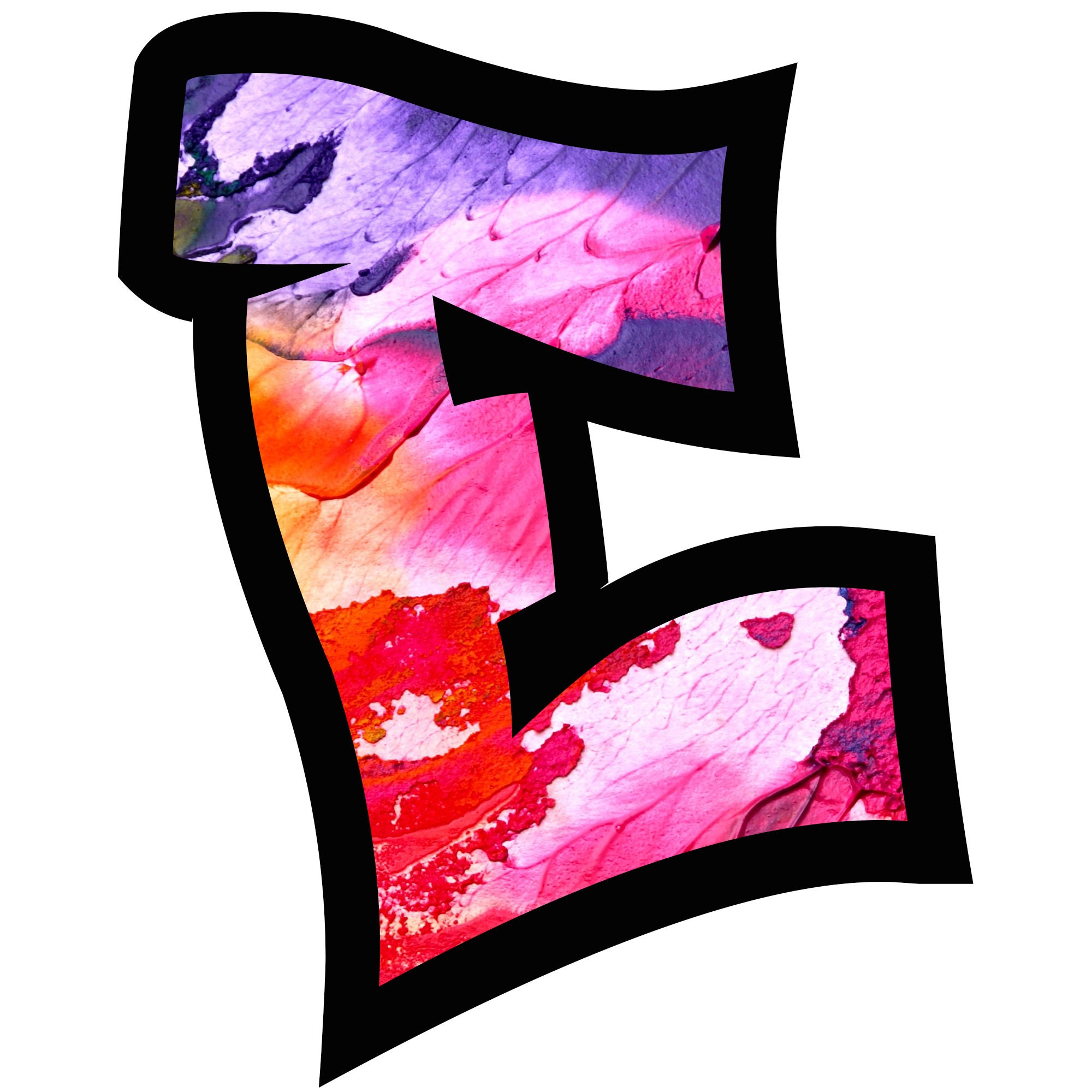 Graffiti Alphabet Letters | 26 Printable Digital Letters | Uppercase ...