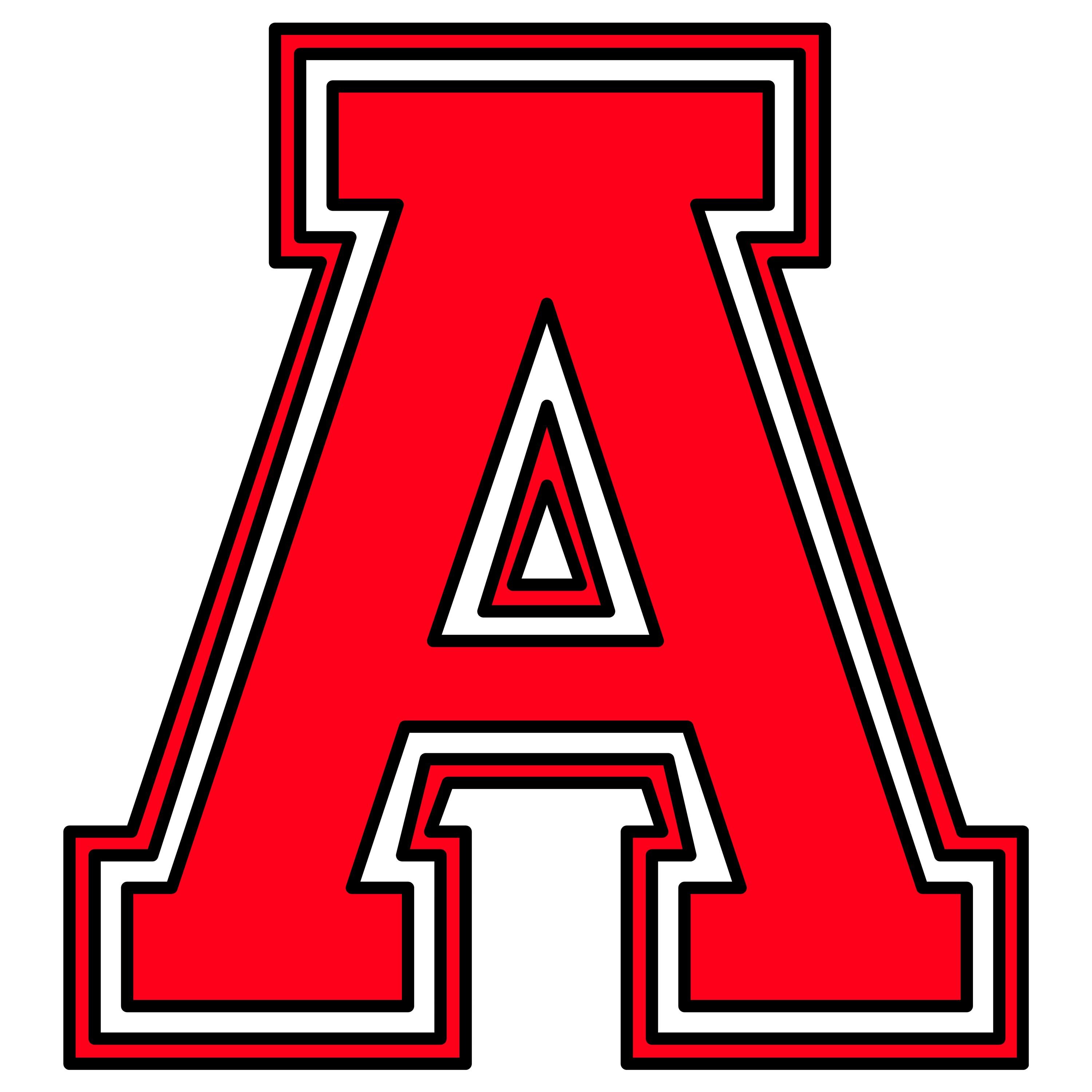 Varsity Alphabet Letters: Printable PNG, DIY Banner (instant Download ...