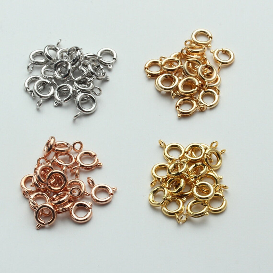 10 Pcs Bag 5mm 925 Silver Jewerly Clasps Clips Hooks for - Etsy