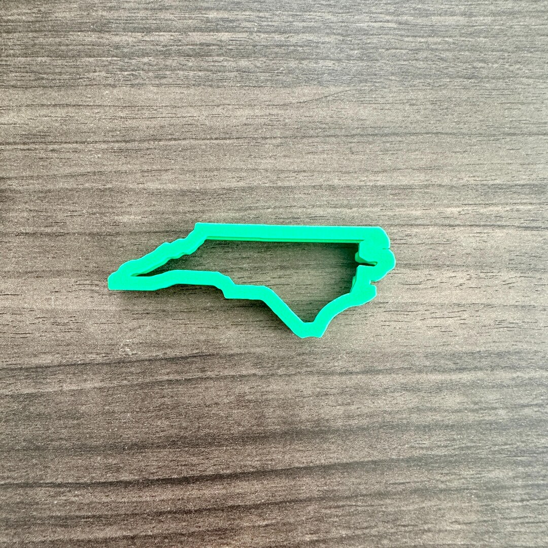 North Carolina Outline Cookie Cutter | State Pride | Fondant Mold ...